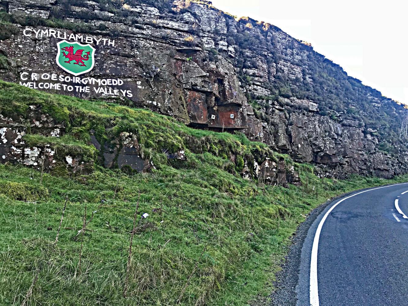 Climbing The Bwlch, Wales, by bike.
